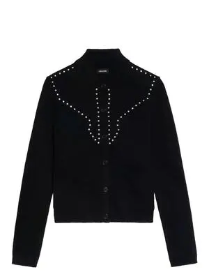 Zadig&Voltaire Stud-embellished Cardigan - Black
