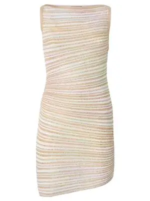 Missoni Metallic-threading Dress - White
