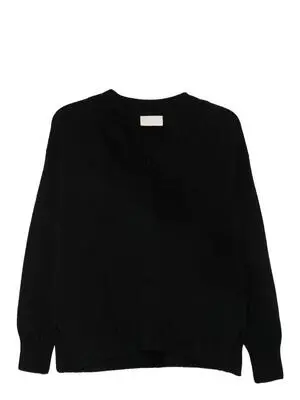 DRUMOHR V-neck Wool Sweater - Black