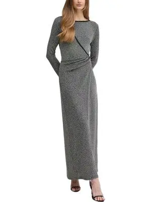 Diane Von Furstenberg Wrap-front Maxi Dress - Grey