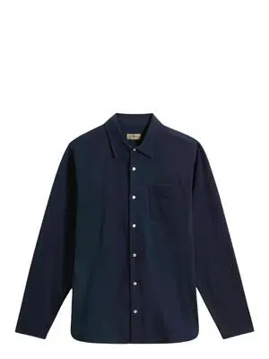 Woolrich Chest-pocket Jersey Shirt - Blue