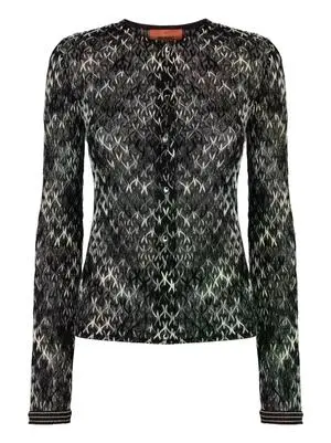 Missoni Patterned Cardigan - Brown