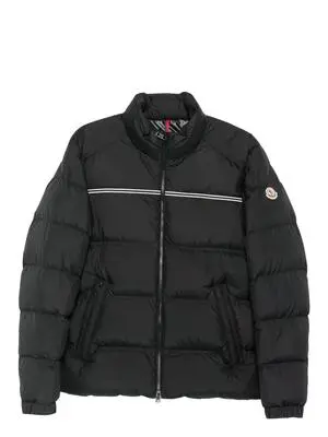 Moncler Logo-patch Padded Jacket - Grey