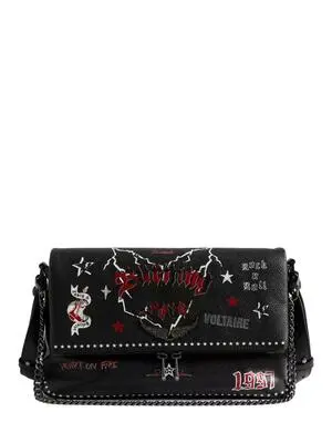Zadig&Voltaire Rock Nano Punk Star-embellished Shoulder Bag - Black