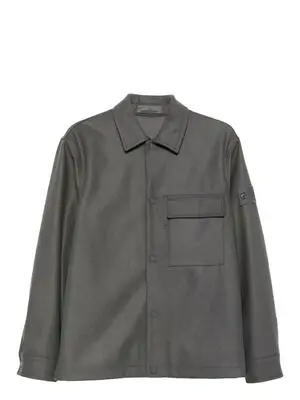 Stone Island Patch-pocket Shirt Jacket - Grey
