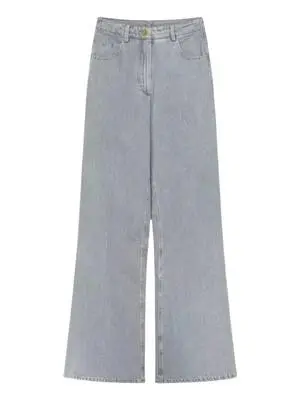 FORTE_FORTE Flared Leg Jeans - Grey