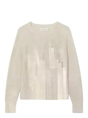 Marc O'polo Ribbed Crew-neck Sweater - Neutrals