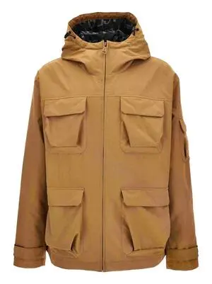 Versace Hooded Pocket Jacket - Brown