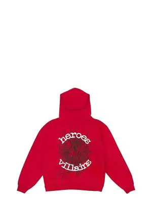 SP5DER X Metro Boomin Spiderweb-print Hoodie - Red