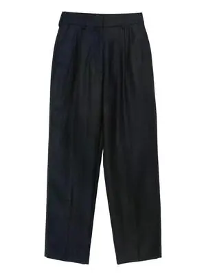 BLAZÉ MILANO Pleated-front Trousers - Blue