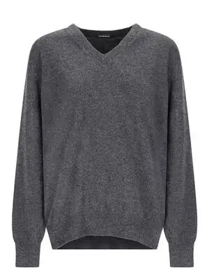 CANESSA V-neck Jumper - Grey