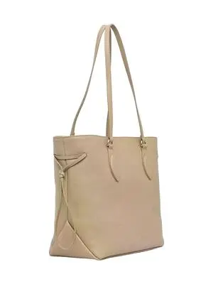 Guess Leather Florence Tote Bag - Neutrals