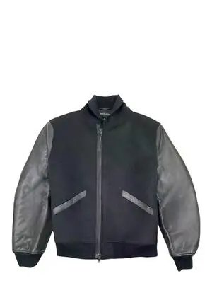 Y3 Ribbed Bomber Jacket - Black