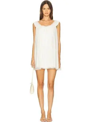 For Love & Lemons Venetia Slip Dress - Vintage Cream