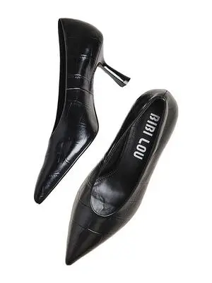 BIBI LOU Poted-Toe Pumps Black
