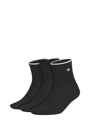 Adidas Originals Luna 3-pack High Quarter Socks - Black