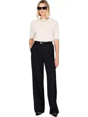 ANINE BING Trent Trouser Black