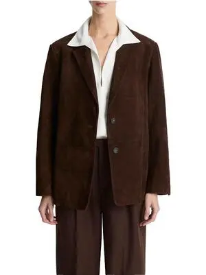 Vince Suede Blazer - Brown