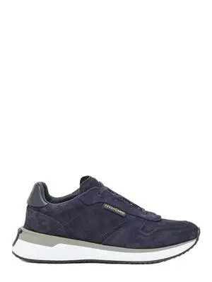 FERRAGAMO Low-cut Trainer - Navy