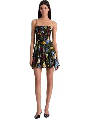 Alice + Olivia Ginny Mini Dress - Black