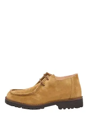 ASTORFLEX Beenflex Suede Shoes With Rubber Sole - Whiskey