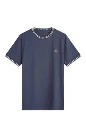 Fred Perry Twin Tipped T-shirt - Drkairf/lic/bayl