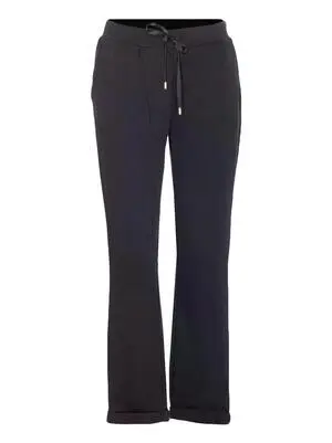 Liu Jo Elasticated-waist Drawstring Track Pants - Black