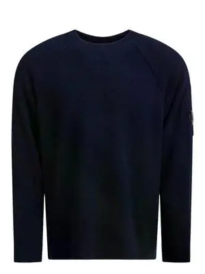 C.P. COMPANY Raglan-sleeve Pocket Sweater - Blue