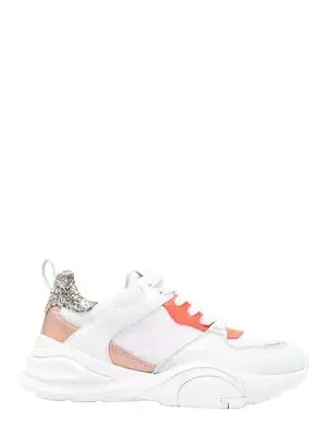 Guess Glitter Panelled Chunky Sneakers - White