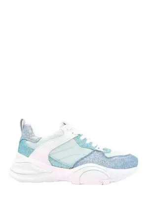 Guess Panelled Glitter Sneakers - Blue