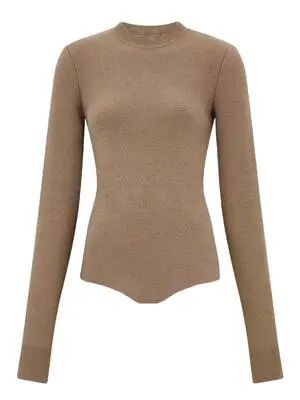 SALVATORE FERRAGAMO Long-Sleeve Bodysuit