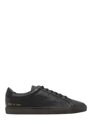 COMMON PROJECTS Leather Perforated Sneakers Black