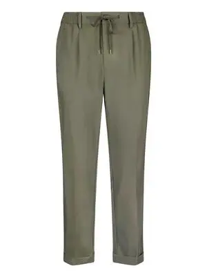 Liu Jo Drawstring-waist Trousers - Green