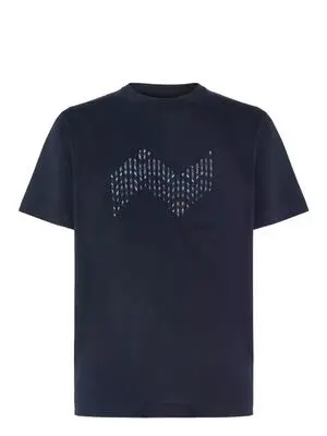 Missoni Embroidered-detail T-shirt - Blue