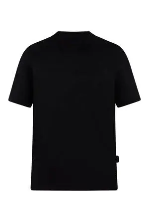 YES LONDON Crew-neck Short-sleeve T-shirt - Black
