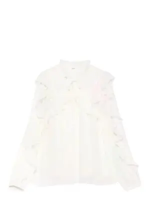 Ba&sh Ruffled Blouse - White