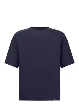 Boggi Milano B-tech Logo-appliqué T-shirt - Blue