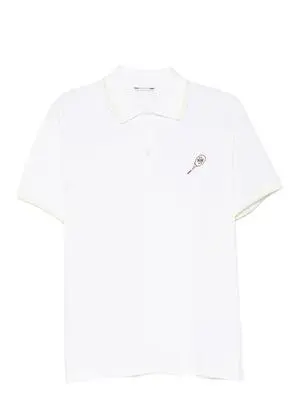 Jacob Cohen Tennis-embroidered Polo Shirt - White