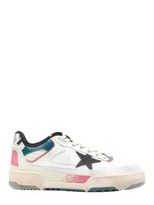 GOLDEN GOOSE Forty2 Leather Sneakers - White