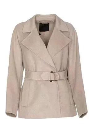Liu Jo Belted Jacket - Neutrals