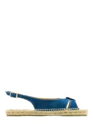 CASTAÑER Slingback Denim Espadrilles