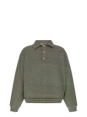 Marni Striped Cotton Sweatshirt - Black