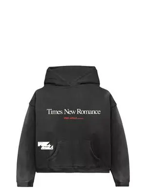 FREE REFILLS Romance Print Hoodie - Black