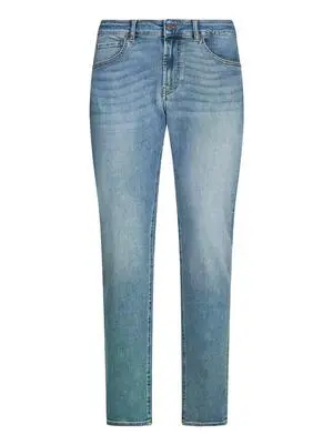 Liu Jo Logo-patch Slim-fit Jeans - Blue