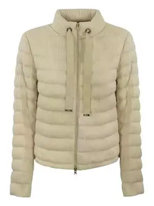 Herno Padded High-neck Jacket - Neutrals