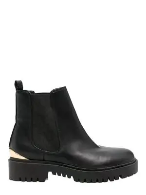 Guess 40mm Metallic-detail Chelsea Boots - Black