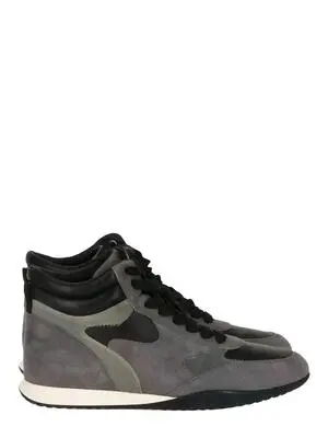Hogan High-top Suede Sneakers - Grey