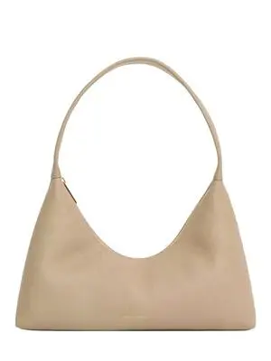 MANSUR GAVRIEL Curved Zip-fastening Shoulder Bag - Neutrals