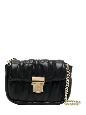 MSGM Matelassé Shoulder Bag - Black
