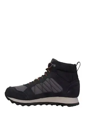 Merrell Alpine Suede Lace-up Sneakers - Black